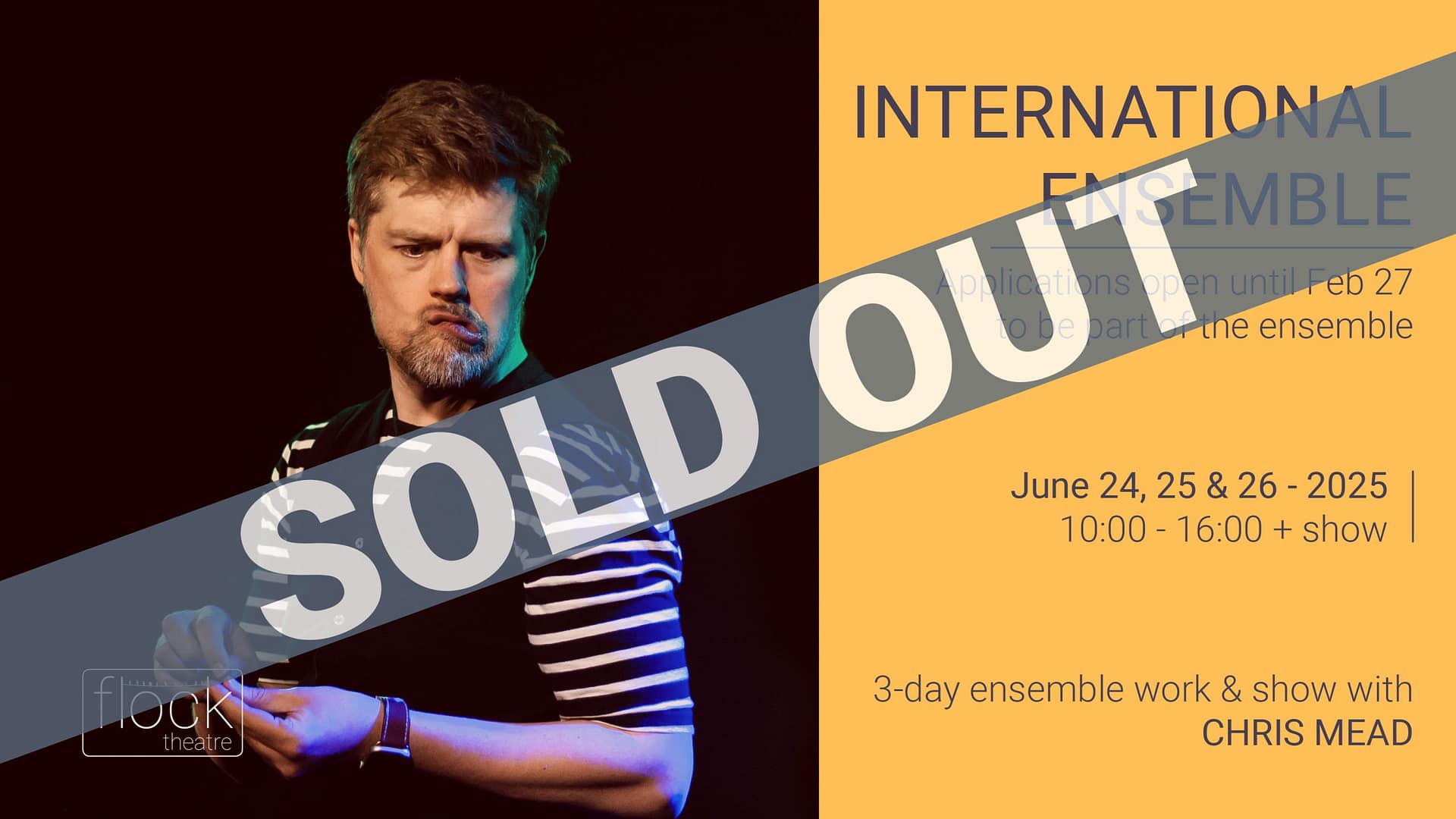 Chris Mead | 3-day ensemble & show | Flock Festival